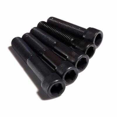 Cina Hebei Fastener Acciaio al carbonio 4.8 8.8 10.9 12.9 Classe Nera DIN912 Bolt Allen Bolt in vendita