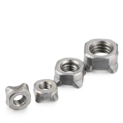 Cina Misurazione metrica DIN928 Stainless Steel Square Hex Spot Weld Nut per M3 M4 M6 M8 M10 in vendita