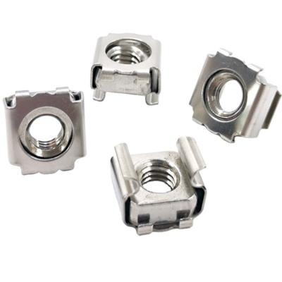 China Automobiele industrie 304 roestvrij staal Clamp Nut Floating Square Nut Sheet Fastener Te koop