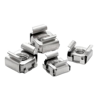China Automobiele industrie 304 roestvrij staal Clamp Nut Floating Square Nut Sheet Fastener Te koop