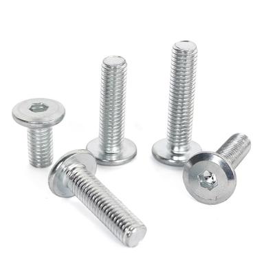 Cina DIN7420 Flat Round Head Hexagon Socket Screw per mobili in legno in vendita