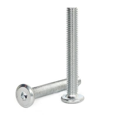 Cina DIN7420 Flat Round Head Hexagon Socket Screw per mobili in legno in vendita