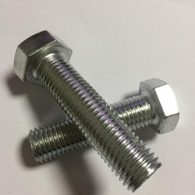 Cina Piastra M4-M48 DIN933/931 Cerniere esessuali in acciaio inossidabile A2-70 A4-70 per progetti di costruzione in vendita