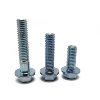 Cina M19 M20 M21 Flance Bolt Grade 10.9/12.9 DIN6921 in finitura piana per il fissaggio sicuro in vendita