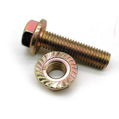 Cina M19 M20 M21 Flance Bolt Grade 10.9/12.9 DIN6921 in finitura piana per il fissaggio sicuro in vendita