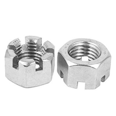 Cina DIN935 Noce a fessura Hex Noci a fessura castello Grado 4.8/8.8/10.9/12.9Ect Standard DIN in vendita
