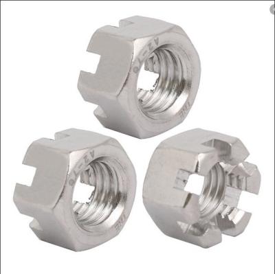 Cina DIN935 Noce a fessura Hex Noci a fessura castello Grado 4.8/8.8/10.9/12.9Ect Standard DIN in vendita