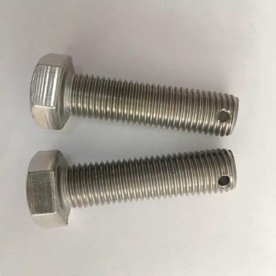 Cina Bolt esatto con buco per pin di cotter nella testa centrale o fine M3-M100 DIN ANSI Standard in vendita