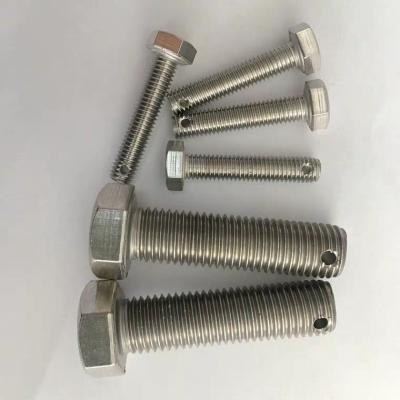 Cina Bolt esatto con buco per pin di cotter nella testa centrale o fine M3-M100 DIN ANSI Standard in vendita