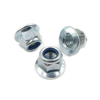 Cina M2-M100 Hex Flange Nylock Nut Fornitura diretta Miglior con Zn HDG Finitura nera in vendita