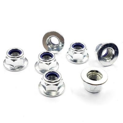 Cina M2-M100 Hex Flange Nylock Nut Fornitura diretta Miglior con Zn HDG Finitura nera in vendita
