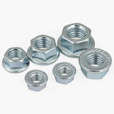 Cina Sistema di misurazione metrico DIN 6923 Noce di flange esessuale galvanizzata con bullone OEM accettabile in vendita