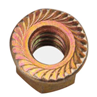 Cina Nocciolo di flangia finitura lucida DIN6923 con guarnizione Nocciolo serrato antiscivolo Zinc bianco in vendita