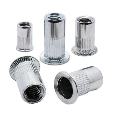 China CINCO PLATADO Pequeno Grande Countersunk cabeça plana lado reduzido com garganta de entalhe nozes de rivet à venda