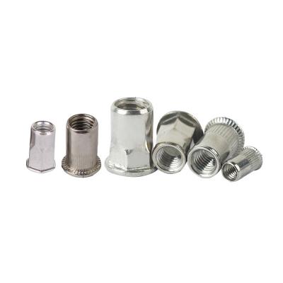 China CINCO PLATADO Pequeno Grande Countersunk cabeça plana lado reduzido com garganta de entalhe nozes de rivet à venda