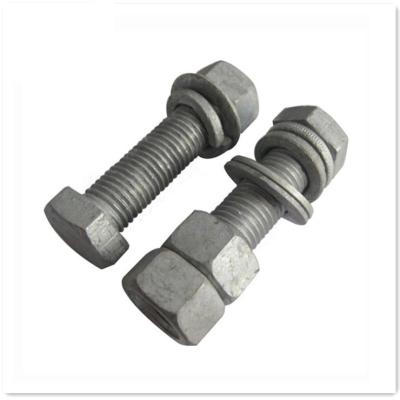 中国 プロビルディングヘックスボルトとナッツ Din933/Din931 販売のため