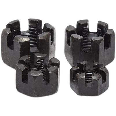 China 8.8/10.9/12.9 Ect Grade Metric Slotted Nut DIN935 para Sistema de Força e Medição à venda