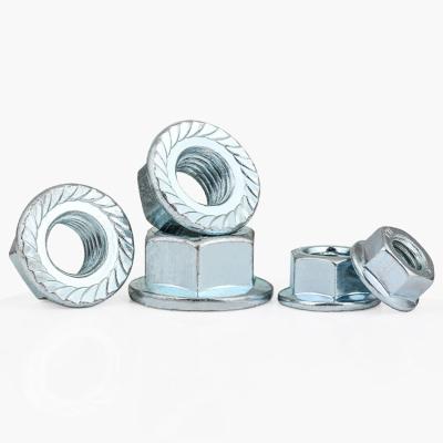 Cina 304 acciaio inossidabile Hexagon Spline Flange Nut DIN6923 Nylon Lock Building Essential in vendita