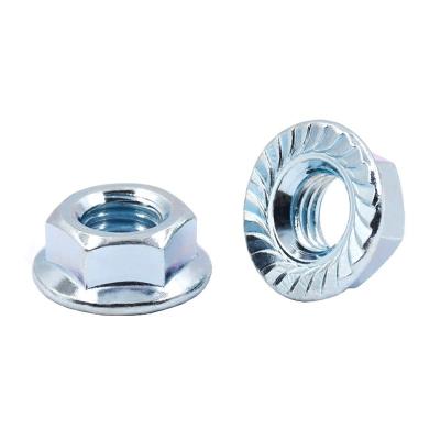 Cina 304 acciaio inossidabile Hexagon Spline Flange Nut DIN6923 Nylon Lock Building Essential in vendita