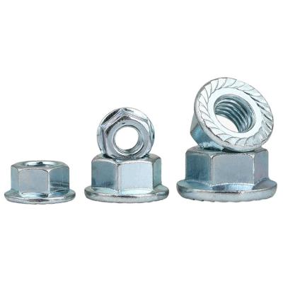 Cina 304 acciaio inossidabile Hexagon Spline Flange Nut DIN6923 Nylon Lock Building Essential in vendita