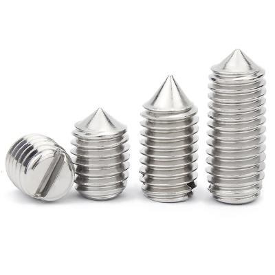 Cina Alto resistenza ossido nero rotondo Flat End Slotted Machine Set Screw con Custom Common in vendita