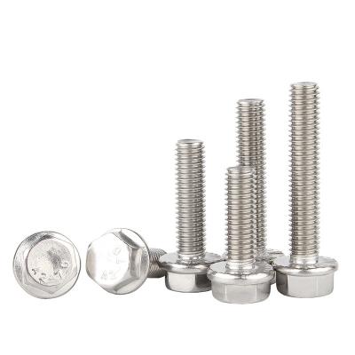 Cina Acciaio inossidabile A2 70 A4 80 Hex flange bullone DIN6921 Fornitura diretta per e finitura semplice in vendita