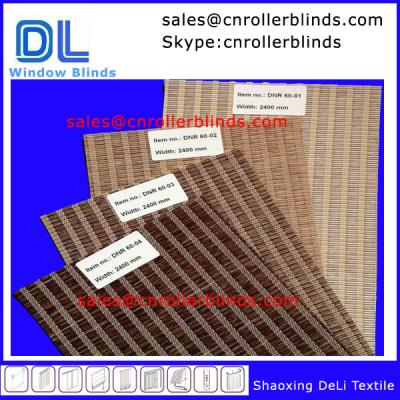 China Persianas de rodillo elegantes de la naturaleza para la decoración casera de la ventana en venta