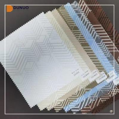 China Heavy Duty Textured Jacquard  Roller Blinds Fabric Horizontal Coating Blackout Roller Blinds Fabric for Shades by Dunuo for sale