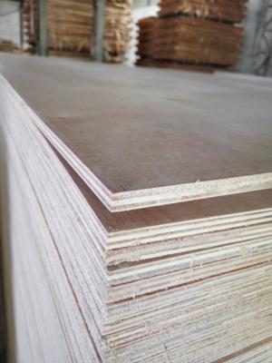 China 1220x2440x18mm Okoume Plywood Hardwood Core for Construction for sale