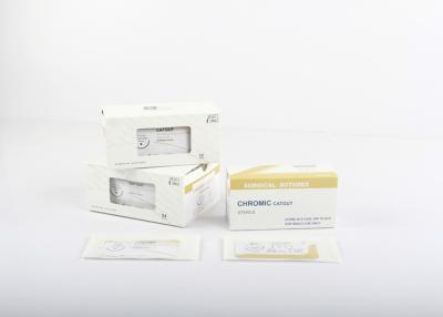 Cina Tessuti cromici assorbibili del corpo della tenuta di dimensione di colore 4-6/0 di Brown della sutura del catgut insieme in vendita