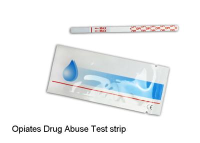 中国 薬物検査のキットOPI急速なテスト ストリップ、4mmテスト ストリップ。アヘン剤のための尿検体、金のコロイド方法 販売のため