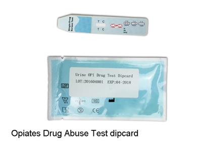 中国 急速なOPIの薬物乱用テスト キット4mm Dipcardの医学のための尿の薬剤の自己診断のキット 販売のため