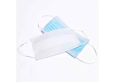 China 2 vouw 3 niet Geweven van Vouwearloop Beschikbare Medische Masker Chirurgische Gebruikende Blauwe Kleur Te koop
