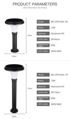 China Waterdicht zonnelamp 3,2v 1500lm optisch gecontroleerd led zonne-tuinlamp Te koop