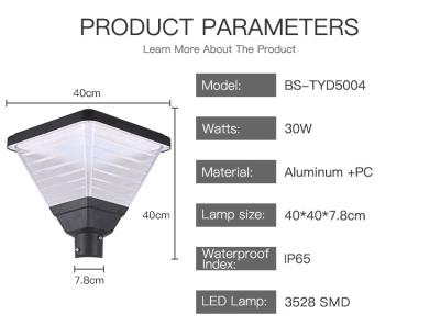 China IP65 moderno toda em um integrou a luz de rua solar com o painel Monocrystalline do silicone à venda