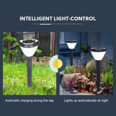 China 5V 4.5W Triangle LED Solar Pathway Lights Solar Spike Light For Park Courtyards Villas for sale