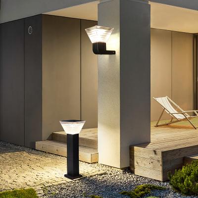 China 3000k 6000k LED Solar Wall Lights Outdoor With Luminous Battery for sale