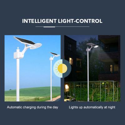 China Lichte Controle LEIDENE Weg het Openlucht Zonnestraatlantaarn 3.2V 20000mAh Snelle Laden Te koop