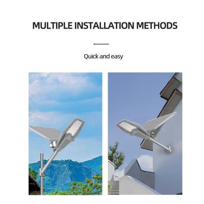 China Thick Aluminum 200 Watt Solar Charged Street Lights , Solar Powered Street Lamp IP65 Waterproof for sale