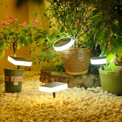 China 80LM Colorful Solar Ground Lights Outdoor1.5W Solar Floor Lamp With Mono Solar Panel for sale