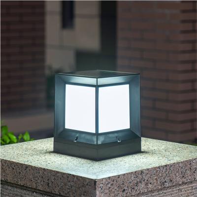 Cina Il quadrato di alluminio IP55 di Solar Pillar Light 2W del recinto del portone impermeabilizza in vendita