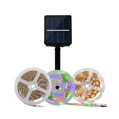 Cina luce di striscia solare di 5m 10m LED 2700K impermeabile flessibile per la decorazione dell'iarda avvolta albero in vendita