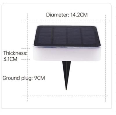 China RoHS certificou o caminho solar exterior do diodo emissor de luz do RGB ilumina o controle magnético do interruptor de 1.5W 80LM à venda