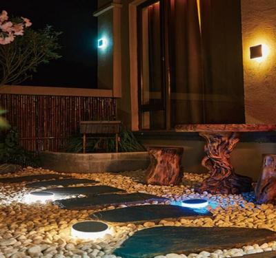 China RoHS certificou o caminho solar exterior do diodo emissor de luz do RGB ilumina o controle magnético do interruptor de 1.5W 80LM à venda