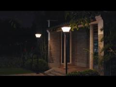 3.2V 12000mAh Die-casting aluminum Solar Led Garden Lights For Courtyards Communities