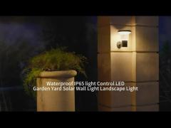 luz solar da parede do jardim do diodo emissor de luz de 3000K 6000K para a cerca exterior da etapa
