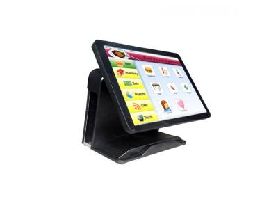 China 15'' PC All In One Touch Screen Cash Register With Card Reader / VFD High Resolution for sale