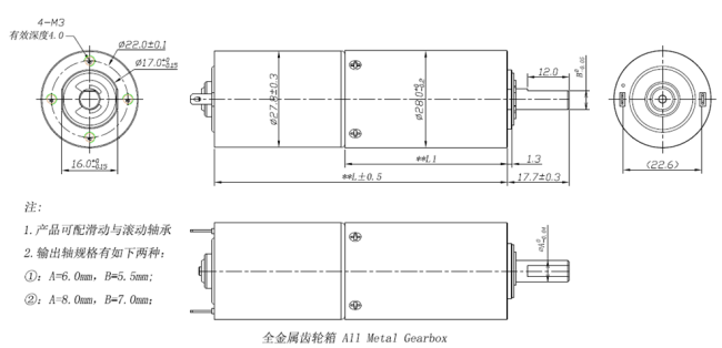 dc gear motor