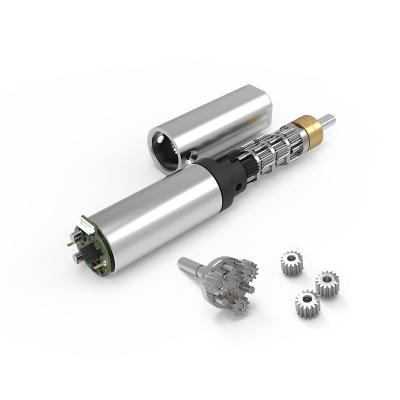 China Motor deslizante 1563rpm 3v 5v 12v da caixa de engrenagens planetária do diâmetro 6mm de baixo nível de ruído à venda