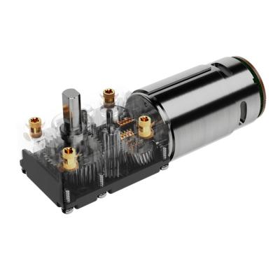China Op maat gemaakte stroomwormmotor 24v DC Plastic Shell Te koop